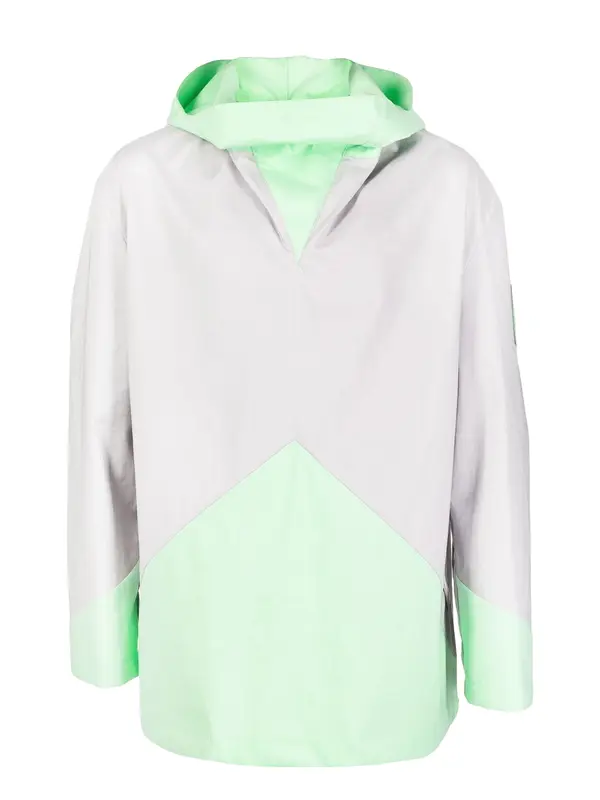 A-COLD-WALL* Geometric Panelled Windbreaker - Grey