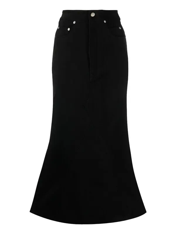 Rick Owens Knee-length Godet Skirt - Black