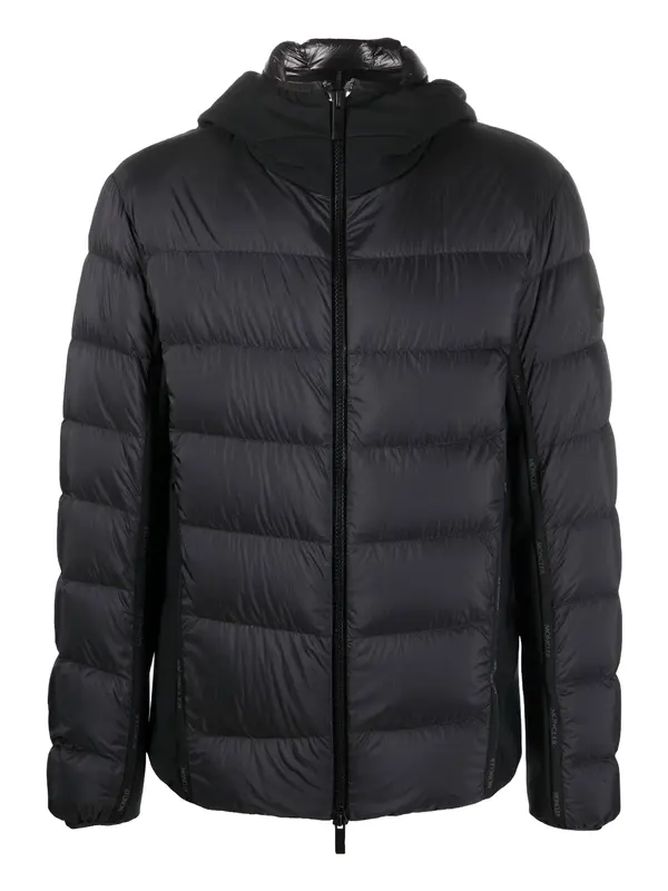 Moncler Hooded Goose Down Jacket - Black