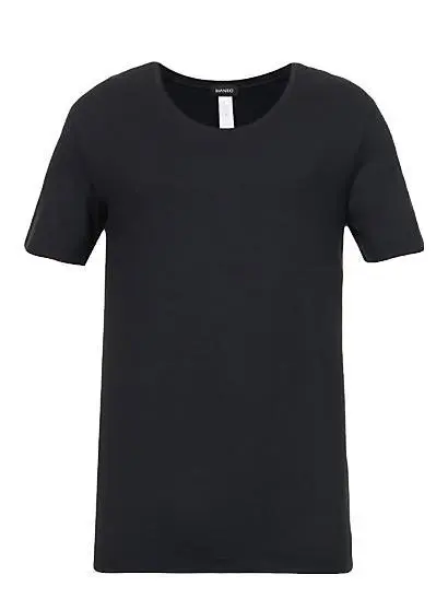 Hanro Basics Stretch-cotton T-shirt Xxl - Black
