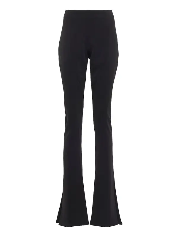MONOT Mônot High-rise Flared Trousers - Black
