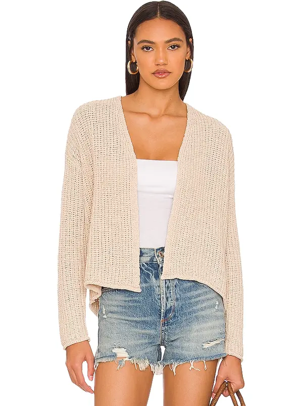 Velvet By Graham & Spencer Terrah Cardigan - Putty