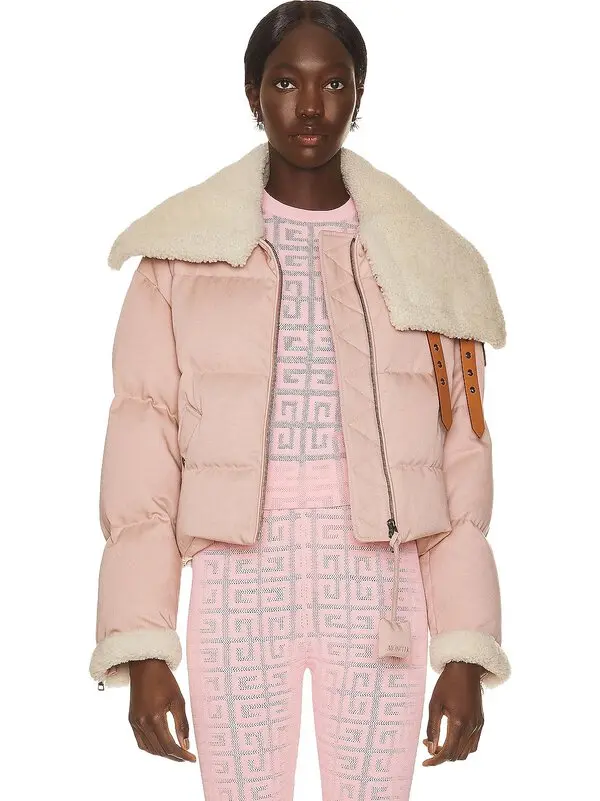 Moncler 1 Jw Anderson Penygardner Denim Jacket - Pink