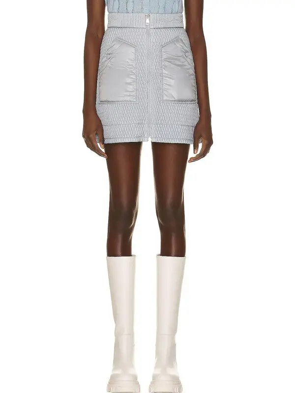 Moncler Mini Skirt - Light Blue