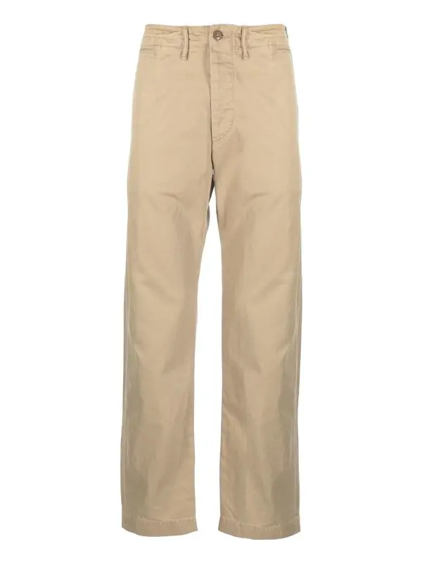 Ralph Lauren Twill Straight-leg Trousers - Neutrals