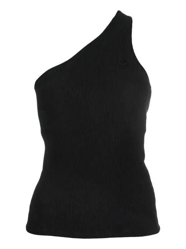 DAILY PAPER One-shoulder Tank Top - Black