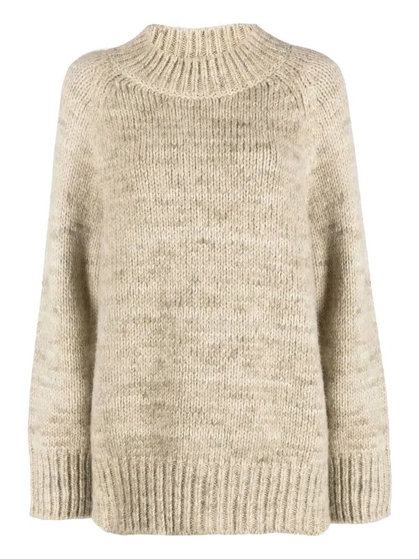 MAISON MARGIELA Botanical Dye Crew-neck Jumper - Neutrals