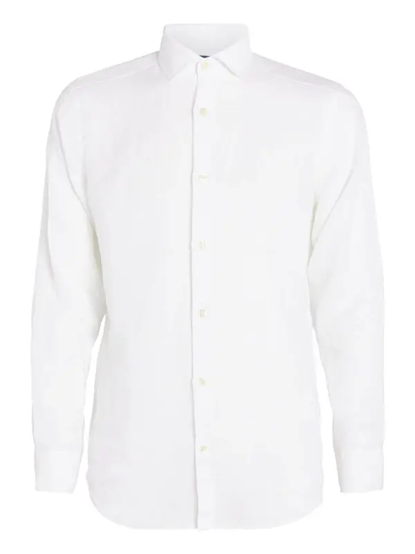 Frescobol Carioca Linen Antonio Shirt - White