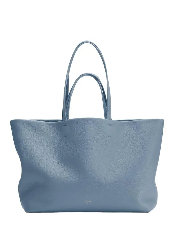 Cuyana Leather Tote Bag - Azure