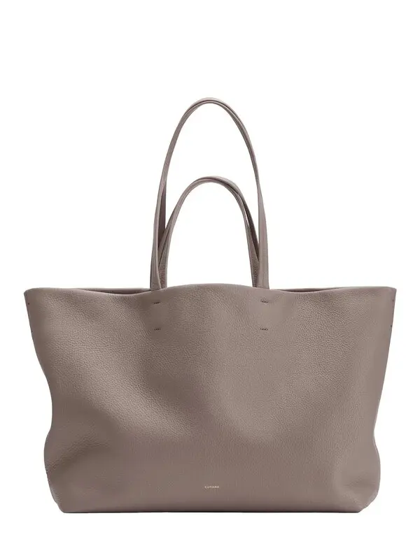 Cuyana Leather Tote Bag - Clay