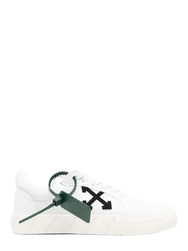 Off-White Vulcanized Canvas Low-top Sneakers - White