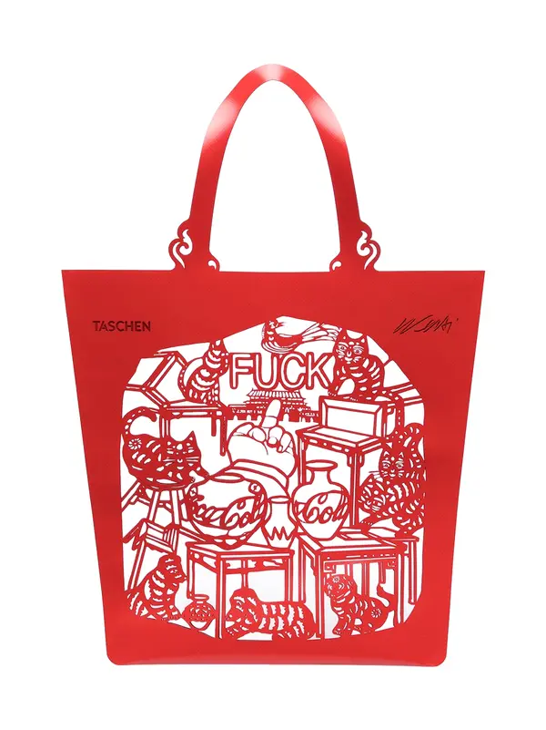 TASCHEN Ai Weiwei The China Bag 'cats And Dogs - Red