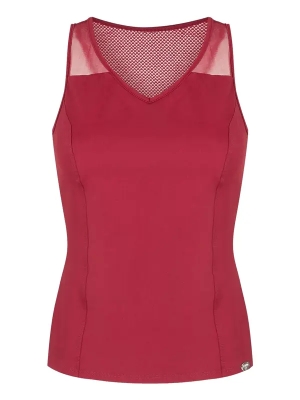 AMIR SLAMA GYM Manly Performance Tank Top - Red