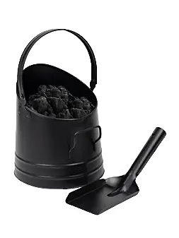 MIND READER Fireplace Ash Bucket And Shovel - One-color