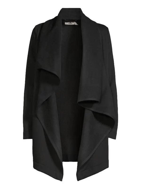 UGG Janni Fleece Blanket Cardigan - Black