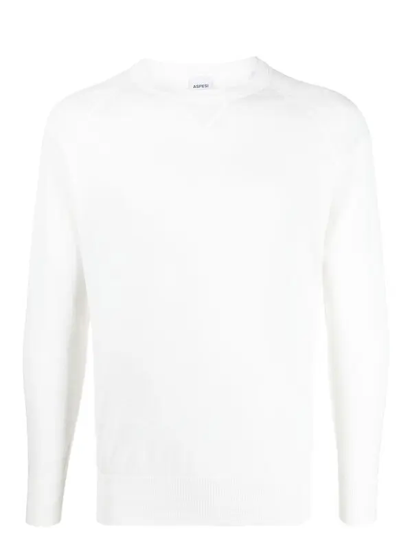 Aspesi Crew-neck Jumper - White
