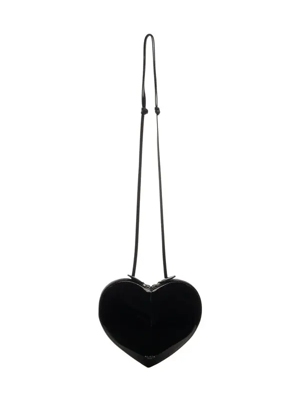 Alaïa Le Coeur Crossbody Bag - Black