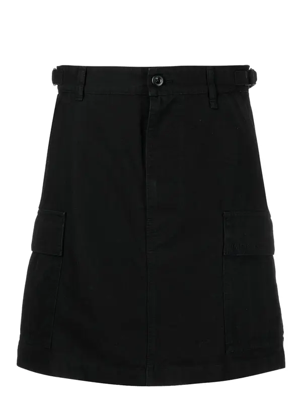 Balenciaga A-line Cargo Skirt - Black