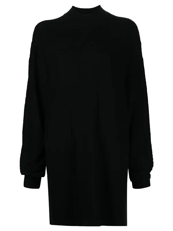 RtA Tropical Cassia Oversized Dress - Black
