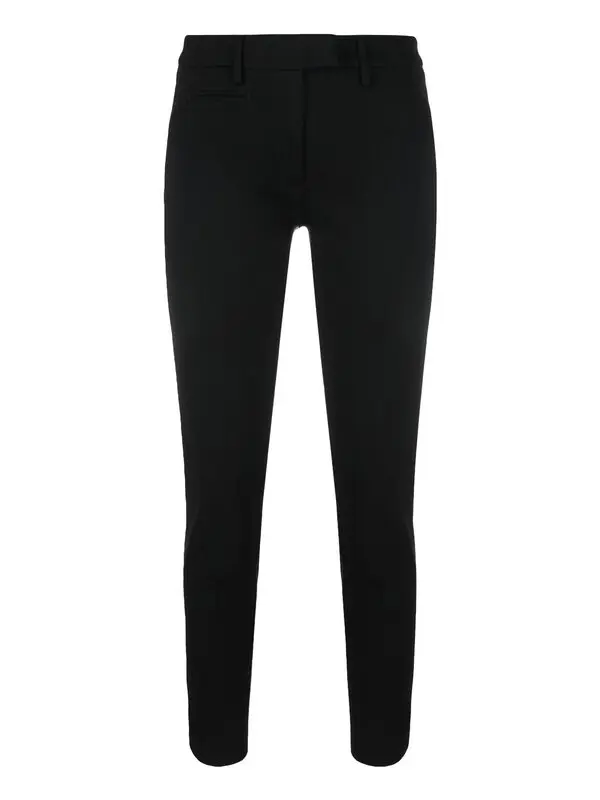 DONDUP Mid-rise Skinny Trousers - Black