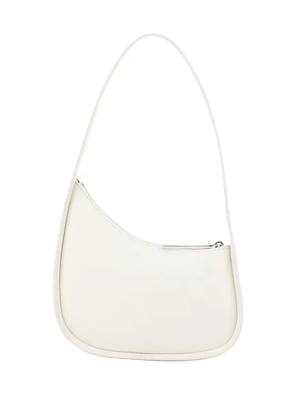 THE ROW Half Moon Leather Shoulder Bag - Neutrals