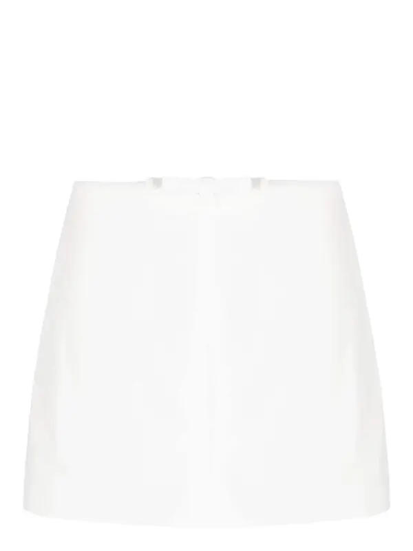 Red Valentino Bow-detail Mini Skorts - White