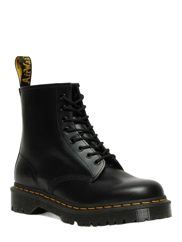 Dr. Martens 1460 Bex Leather Lace-up Boots - Black