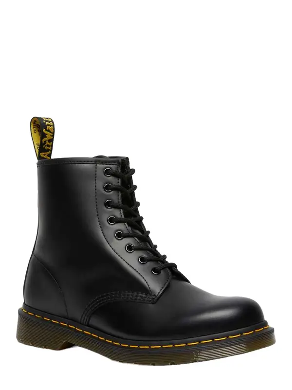 Dr. Martens 1460 Smooth Leather Lace-up Boots - Black