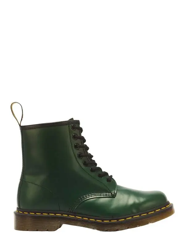 Dr. Martens 1460 Smooth Leather Lace-up Boots - Green