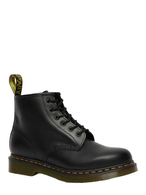 Dr. Martens 101 Smooth Leather Ankle Boots - Black