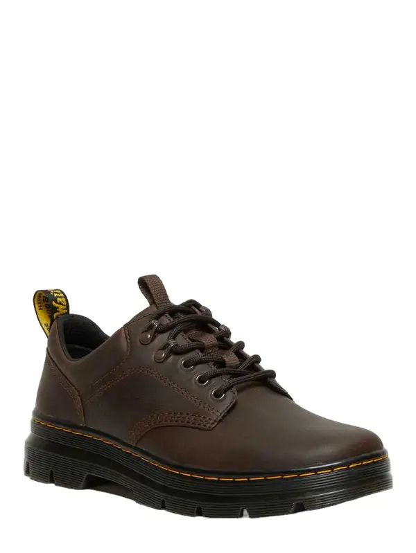 Dr. Martens Reeder Crazy Horse Leather Utility Shoes - Brown