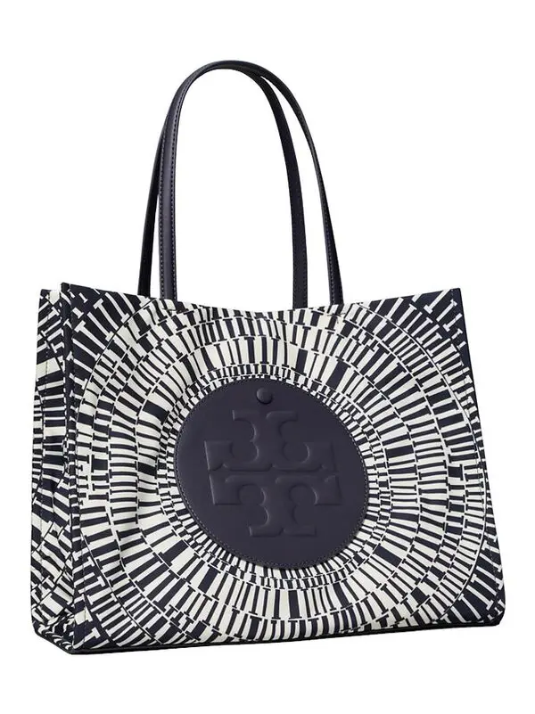 Tory Burch Ella Printed Small Tote - Navy Circle