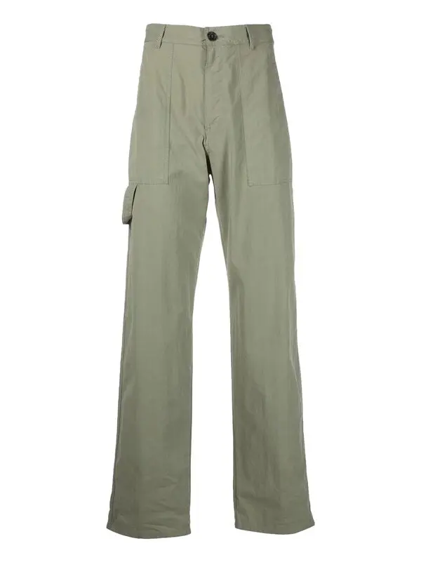 Philippe Model Mid-rise Straight-leg Trousers - Green