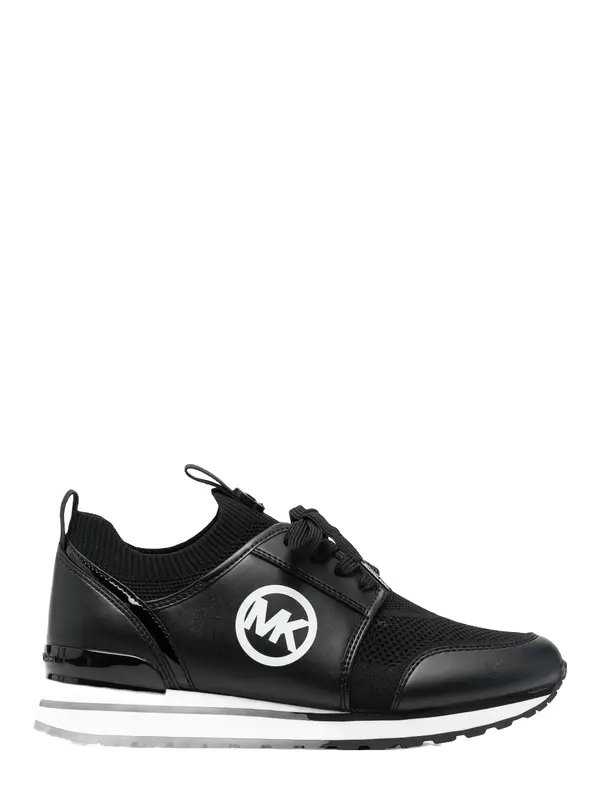 Michael Kors Dash Knitted Low-top Sneakers - Black