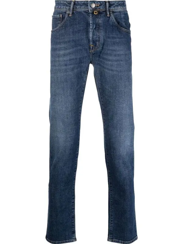 Incotex Straight-leg Denim Jeans - Blue