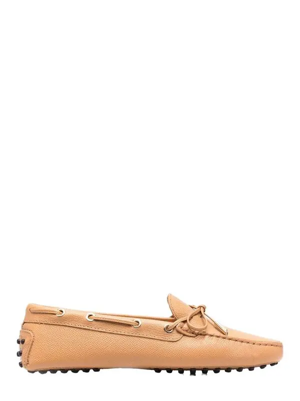 TOD'S Gommino Leather Loafers - Neutrals