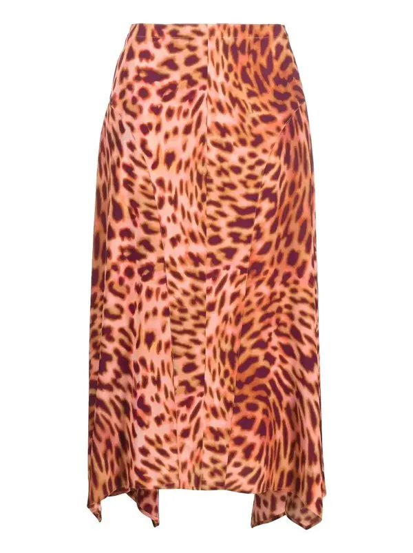 Stella McCartney Nayah A-line Midi Skirt - Pink