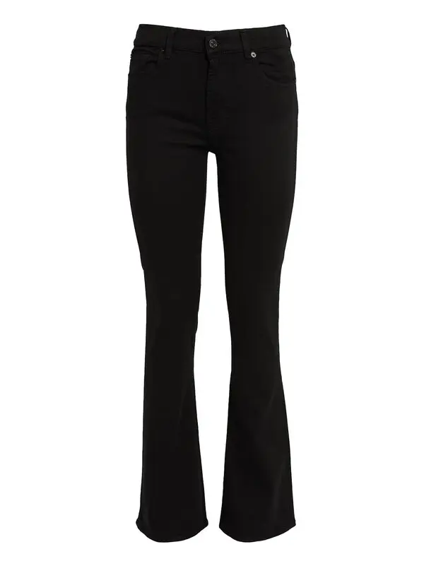 7 For All Mankind B Bootcut Jeans - Black