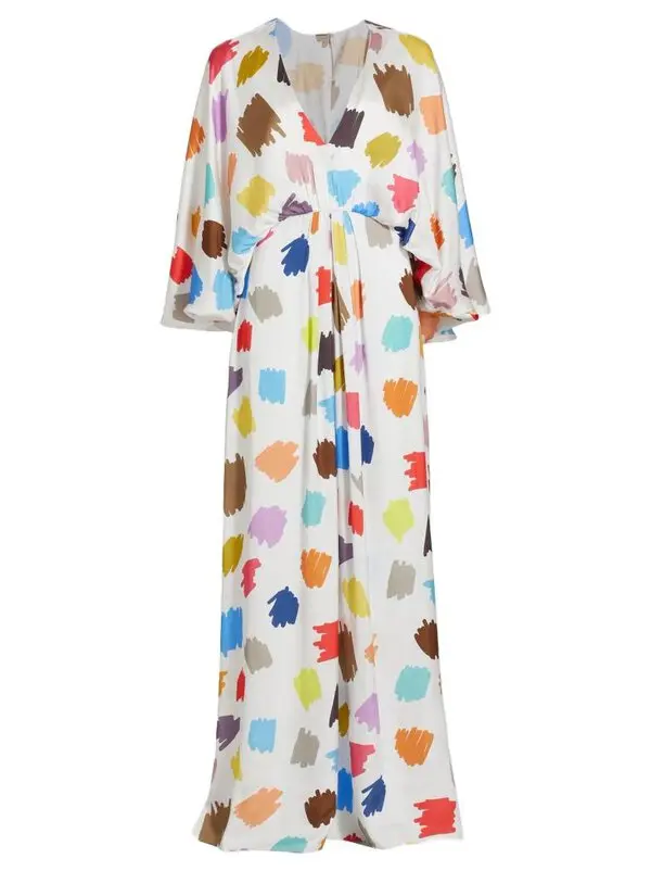 Halpern Printed Maxi Dress - Multi