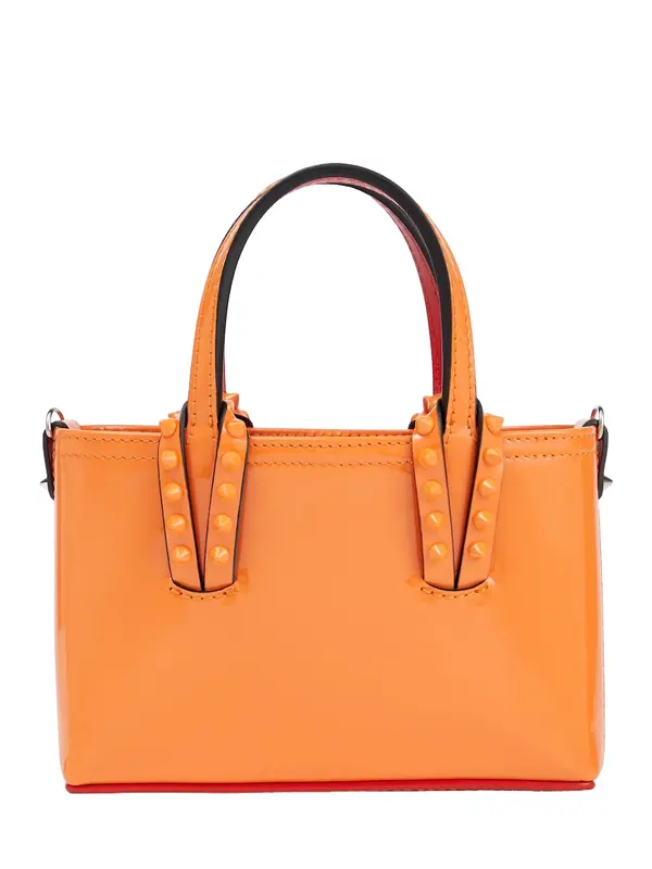 CHRISTIAN LOUBOUTIN Cabata Nano Tote Bag - Orange