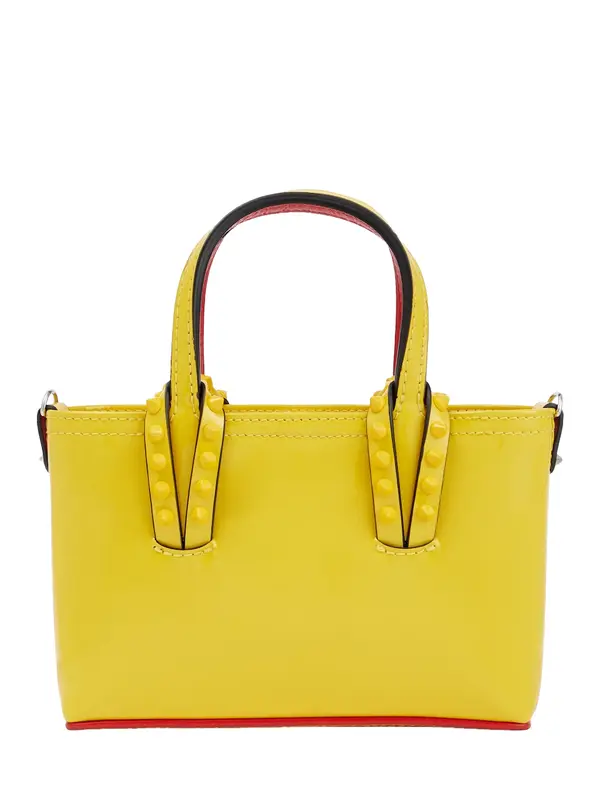 CHRISTIAN LOUBOUTIN Cabata Nano Tote - Yellow