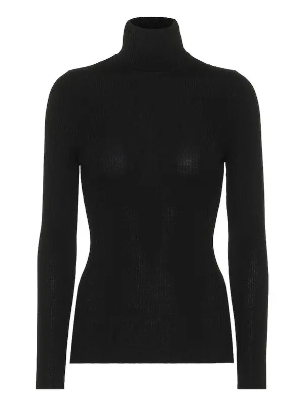 Wolford Wool Turtleneck Sweater - Black