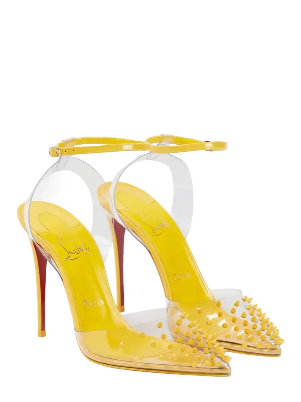 CHRISTIAN LOUBOUTIN Spikoo 100 Pumps - Yellow
