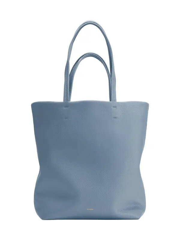 Cuyana Italian Leather Tote Bag - Azure