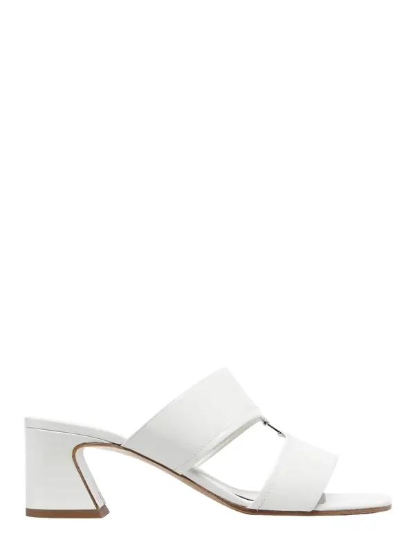 FERRAGAMO Tot 55mm Double-strap Sandals - White