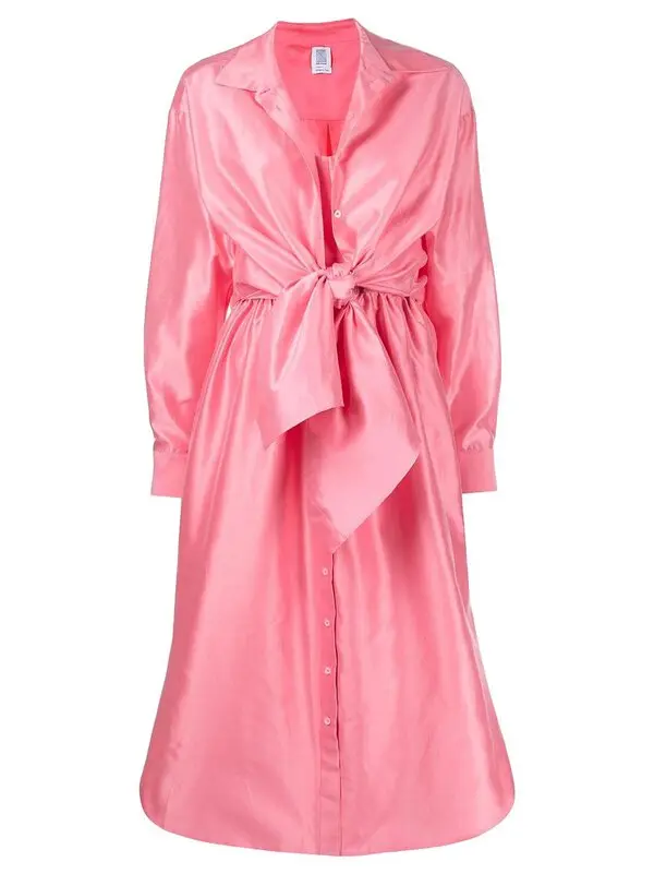 Rosie Assoulin Bustino Button-down Dress - Pink