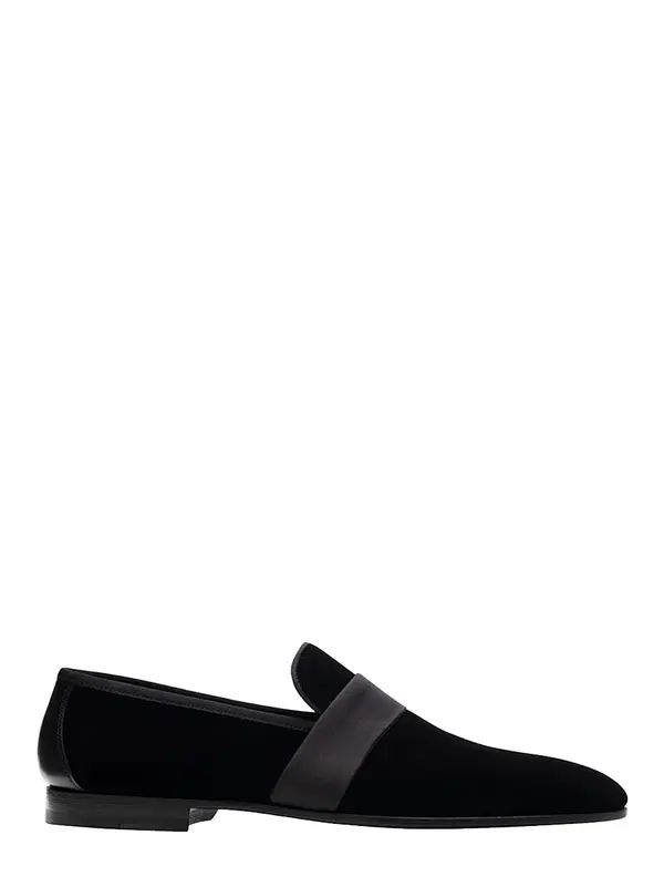 Magnanni Jenaro Velvet Loafers - Black