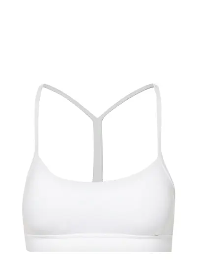 Lululemon Flow Y Scoop-neck Stretch-woven Bra - White
