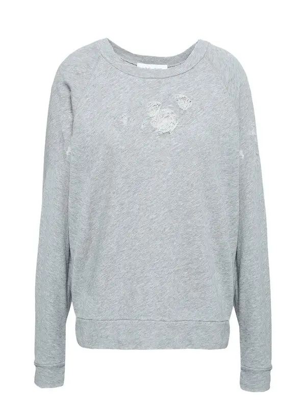 IRO PARIS French Cotton-terry Sweatshirt - Light Gray