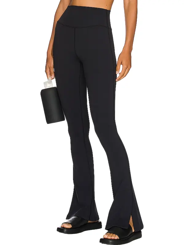 Splits59 Raquel Pant With Slit 32 - Black